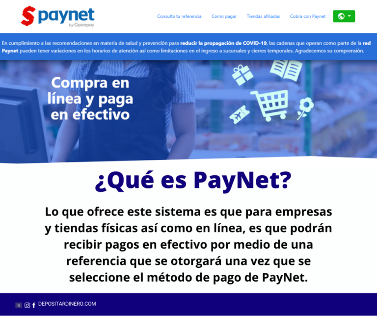 Depositar dinero en PayNet | Tutorial paso a paso